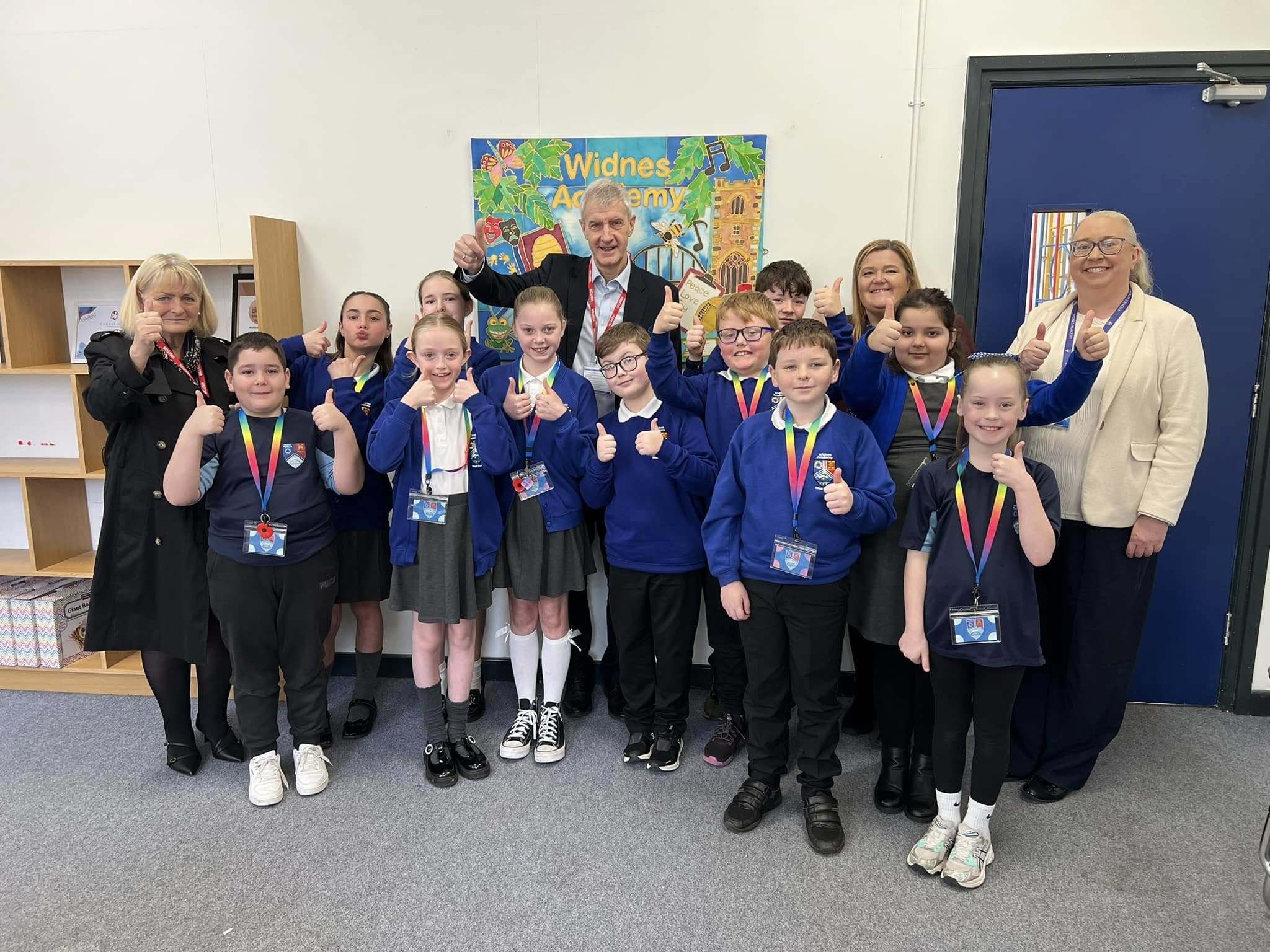 Wade Deacon Trust - Widnes Academy welcomes MP